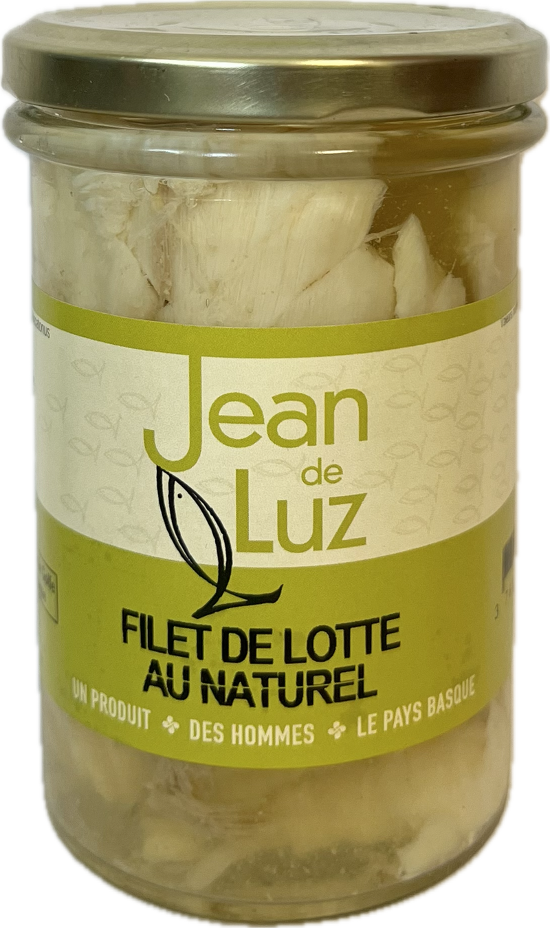 Filet de lotte au naturel – Conserverie Jean de Luz